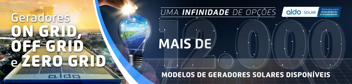 ENERGIA SOLAR GERADOR DE ENERGIA SOLAR FOTOVOLTAICO - Aldo Solar